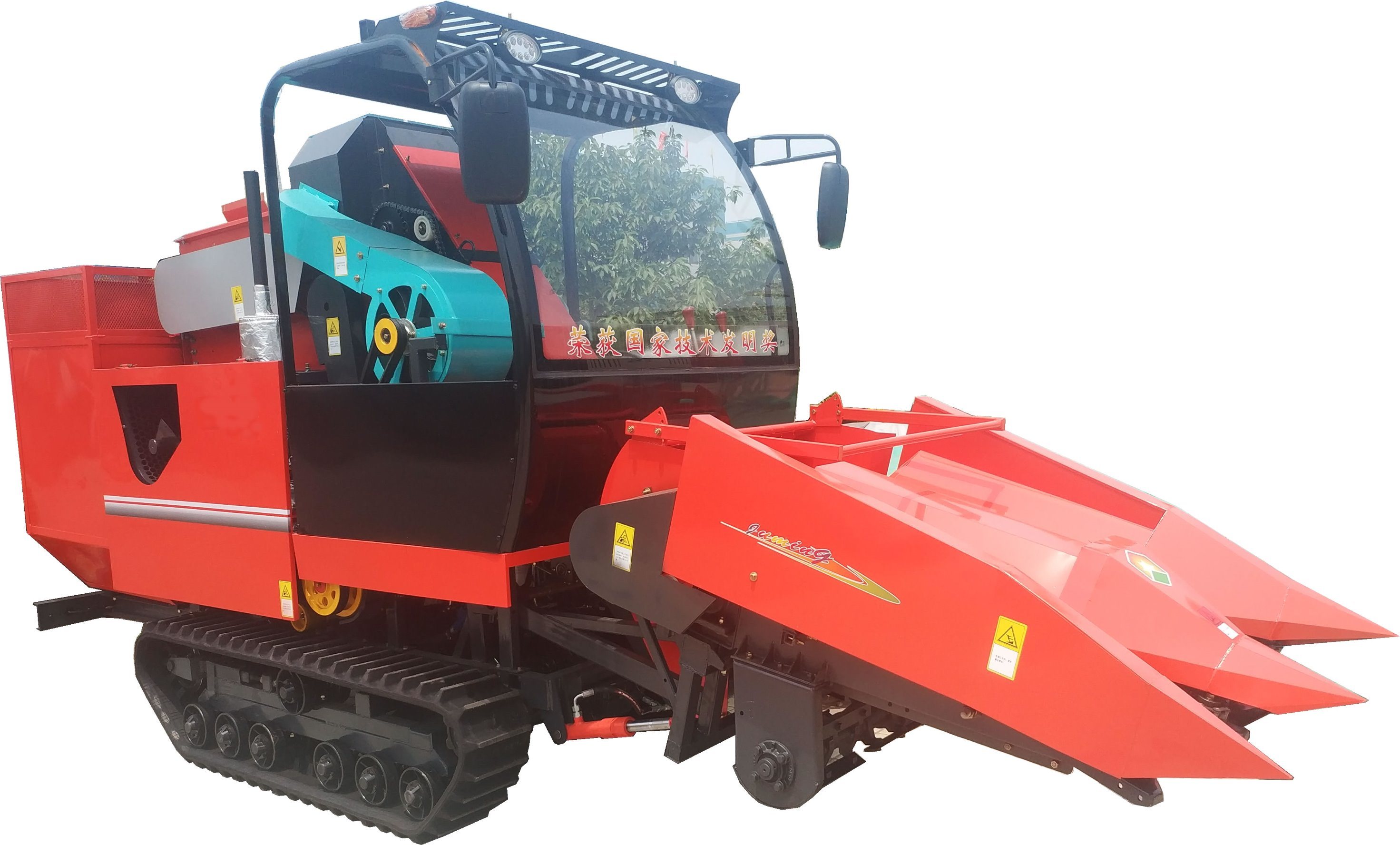 Mini best quality Agricultural Small Combining Farm Harvester Track ...